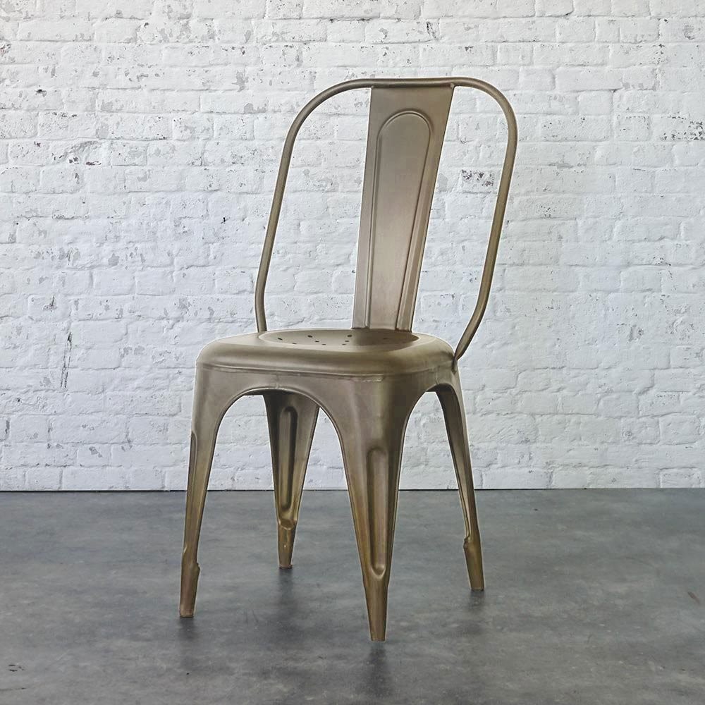Chaises bois et métal, mobilier style industriel – Barak 7